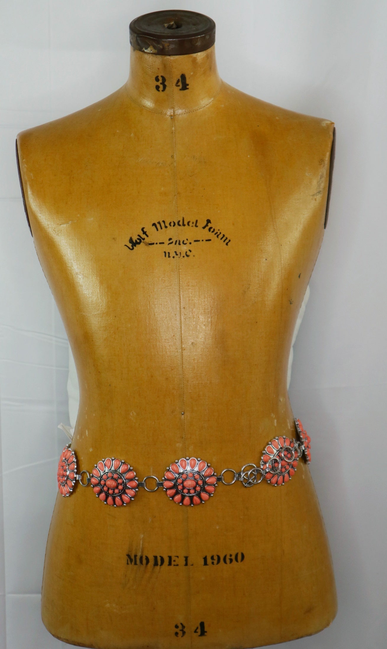 Peach Concho Belt – Felecia Bella