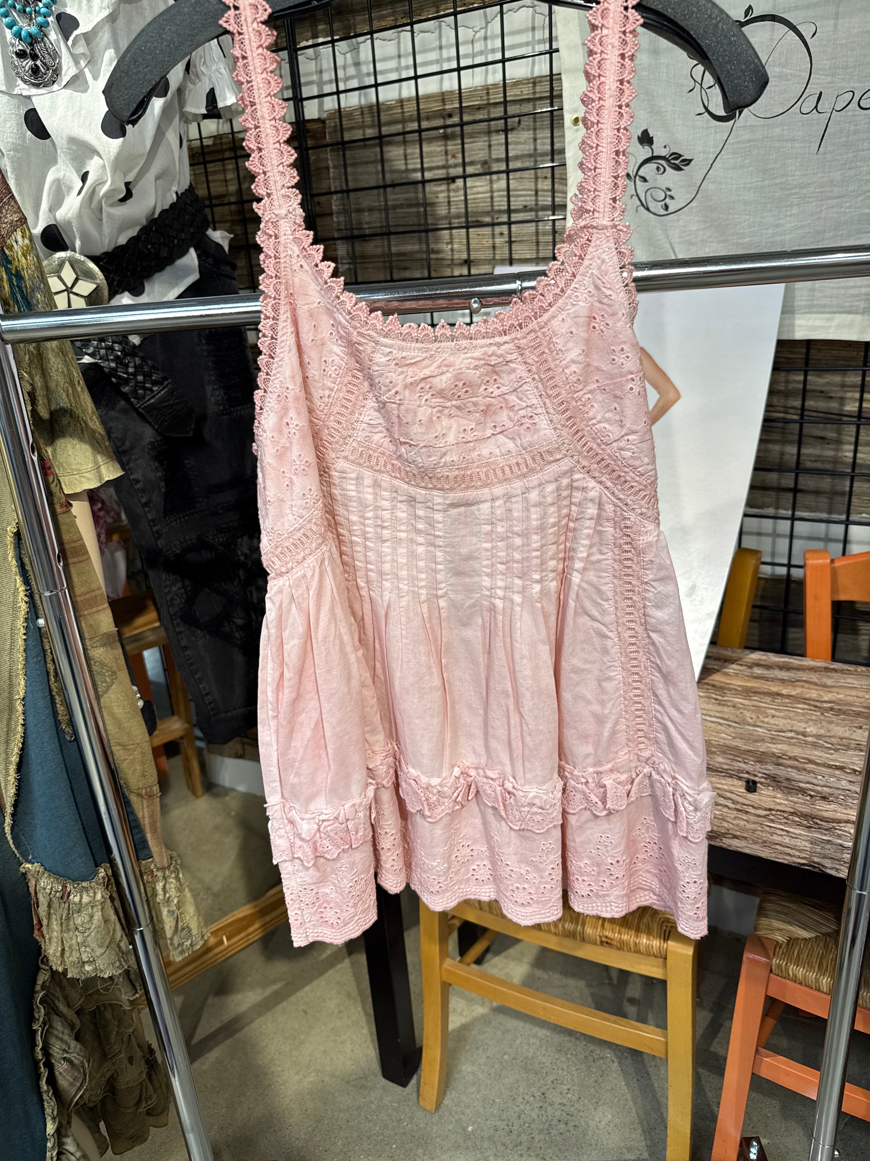 Paper Lace PLG501T PINK LACE TANK - Pre Order – Felecia Bella