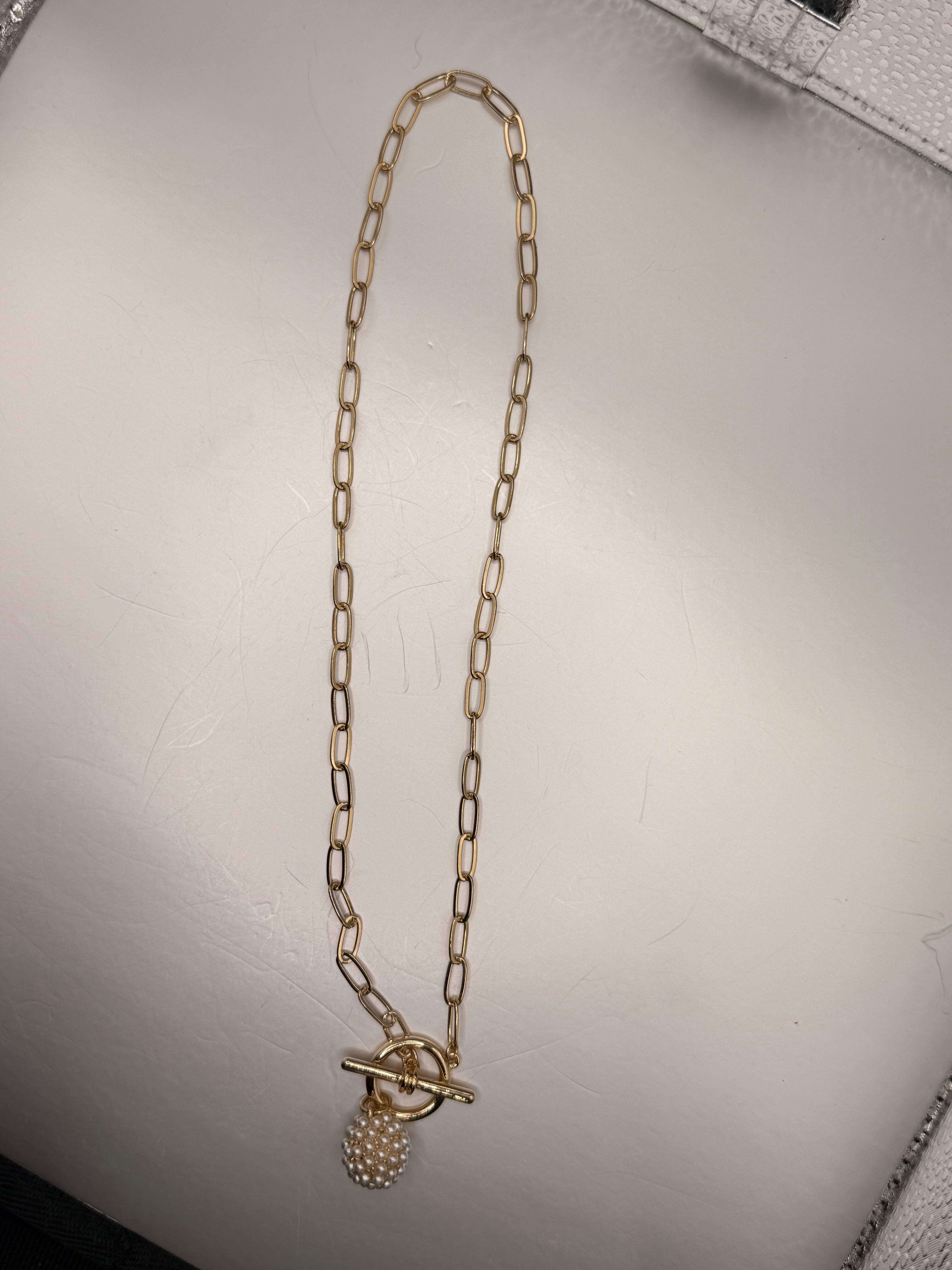 Pre Order Alice Paper Clip Chain Neckles - Toggle Clasp Statement ...