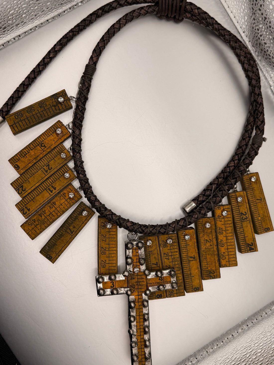 Pre Order A Rare Bird Yardstick Neckless - Vintage Ruler Statement ...